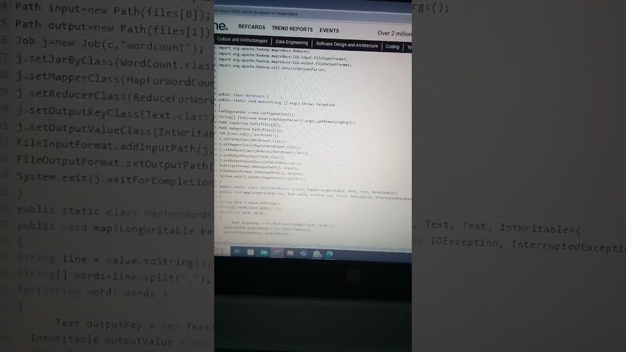 word count problem with mapreduce and Java #java #coding #hackerrank #bigdata #datascientist