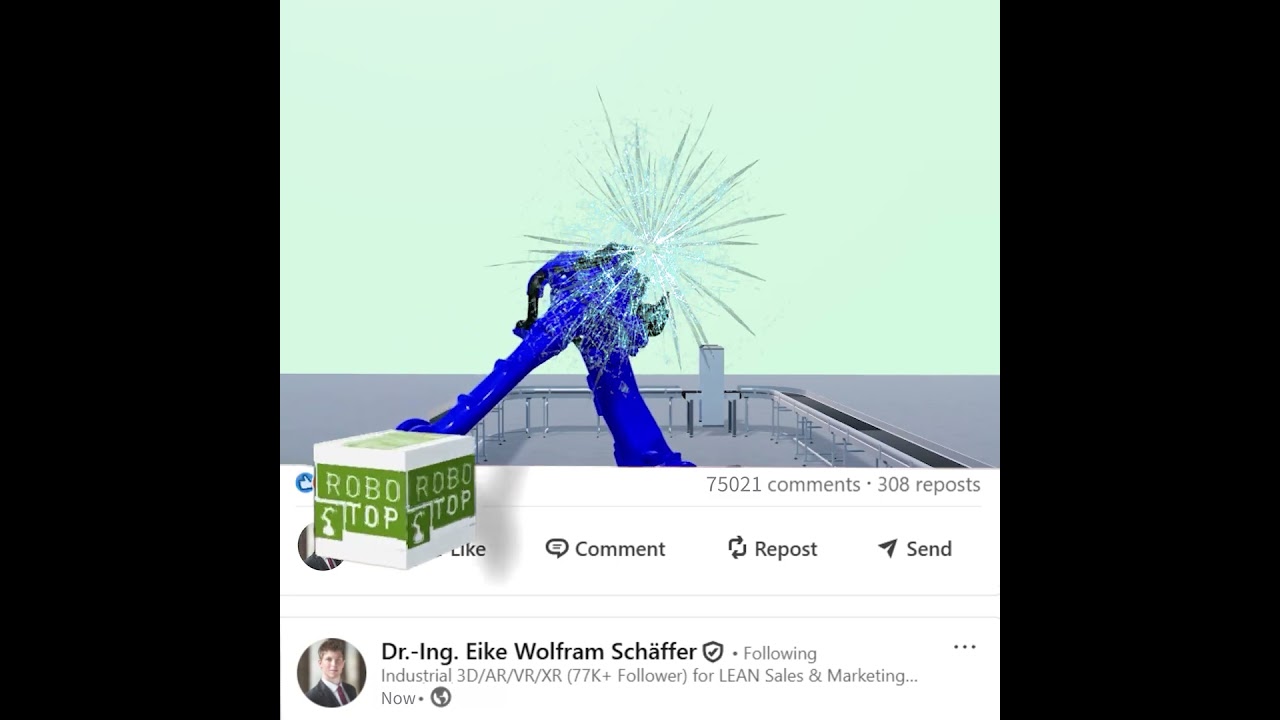I BROKE LinkedIn With This 3D Robot! 😱💥
