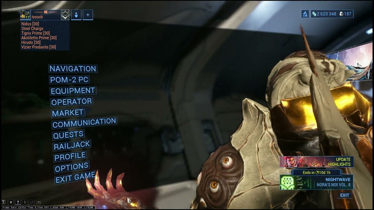 [BUG] Warframe: Moving mouse causes image quality drop.