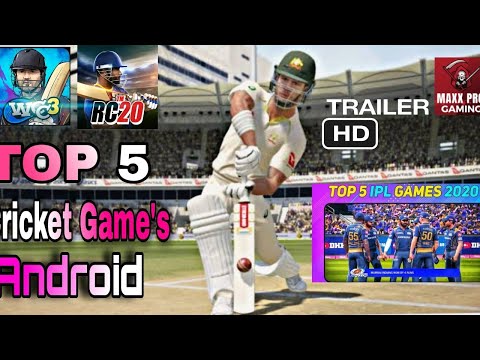 Top-5 Best Cricket Games For Android & IOS 2021 High Realistic Graphics & Unique Features | WCC3
