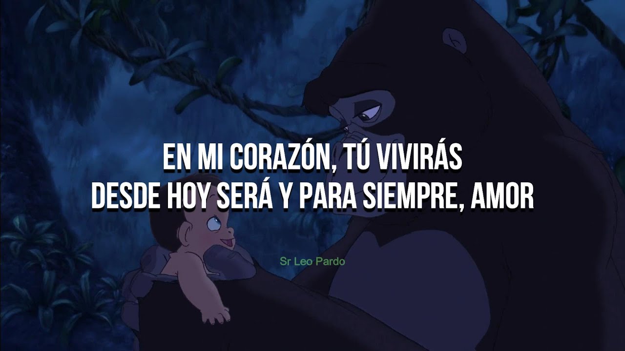 Tarzán - En Mi Corazón Vivirás (By: Phil Collins) (Letra)