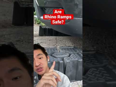 Are Rhino Ramps Safe? #carmaintenancetips #dylankyang #shorts