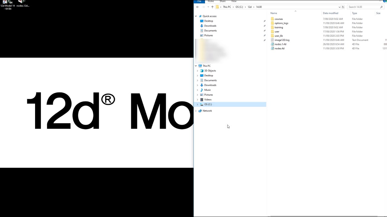 Nodes Files (Installing and Configuring 12d Model)