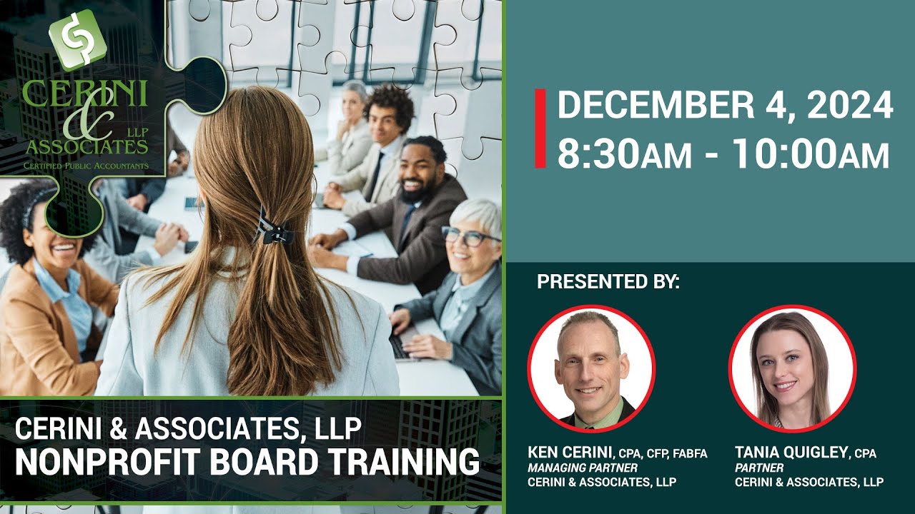 Nonprofit Board Training 2024
