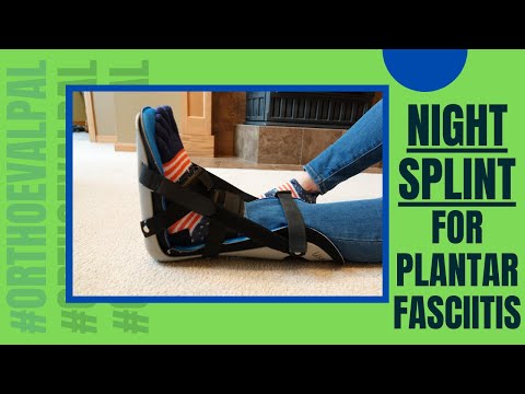 Night Splint for Plantar Fasciitis How to Properly Use it!