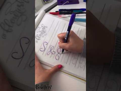 How to flourish!!! Check out this practice worksheet. #calligraphy #handlettering #modernlettering
