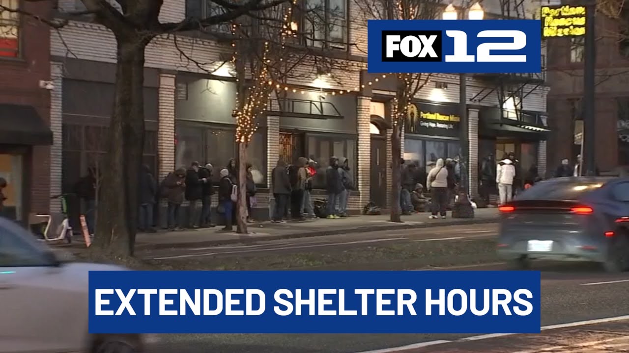 Portland extends overnight shelter hours amid cold weather stretch