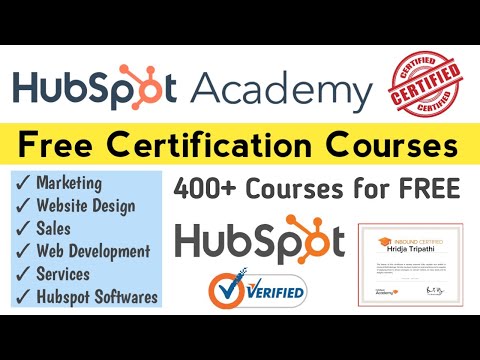 Hubspot Academy Free Certification Courses | 400+ Courses | SEO | Web Design | Digital Marketing