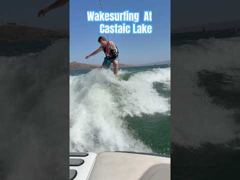 Wake Surfing is without the rope. I’m trying ????