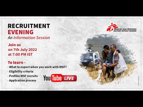 MSF South Asia Recruitment Evening