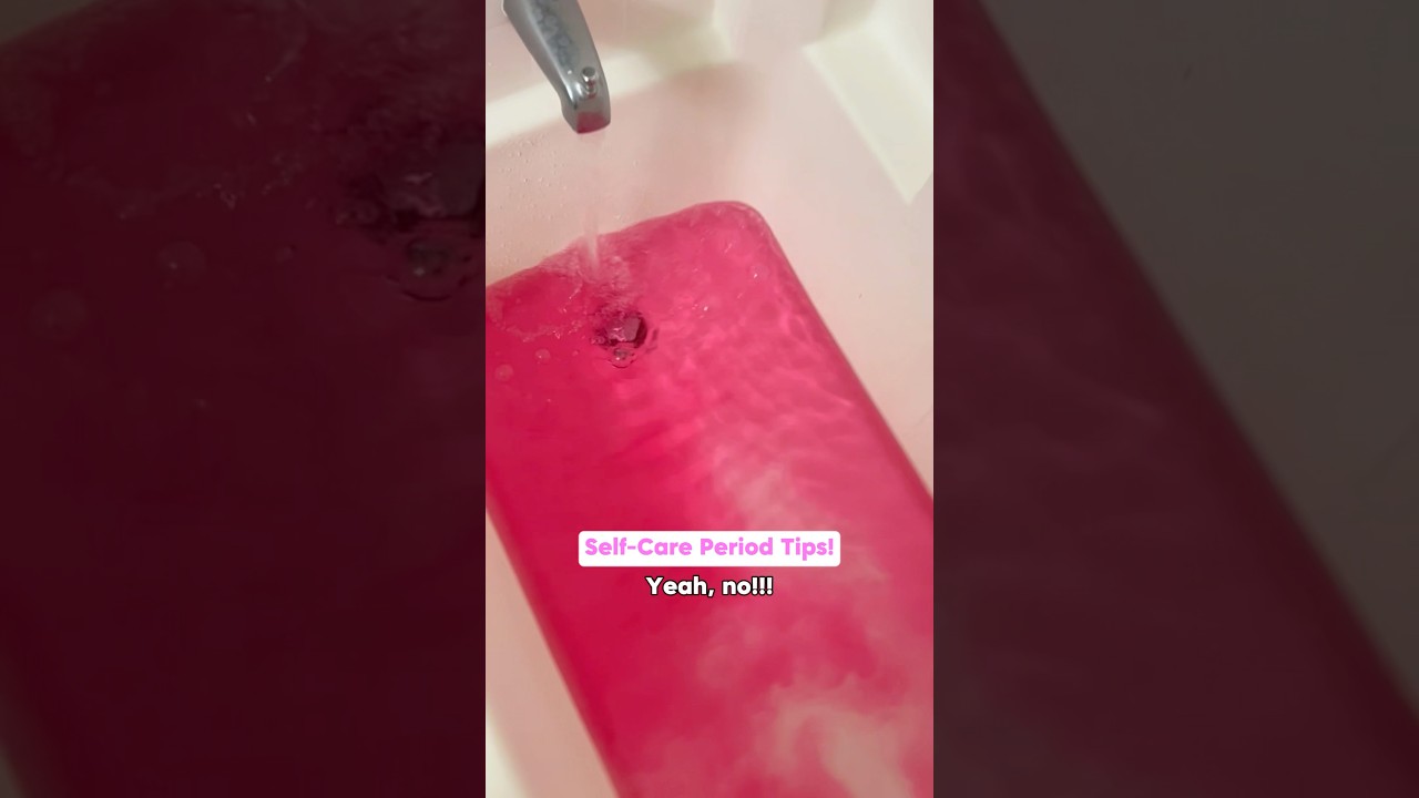 Here’s a self-care period tip… Try a menstrual disc! #periodtips #menstrualcycle