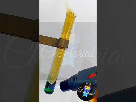 SV10: Brown Gas (Nitrogen Dioxide) #chemistry #experiment #colors #brown #subscribe #youtubeshorts