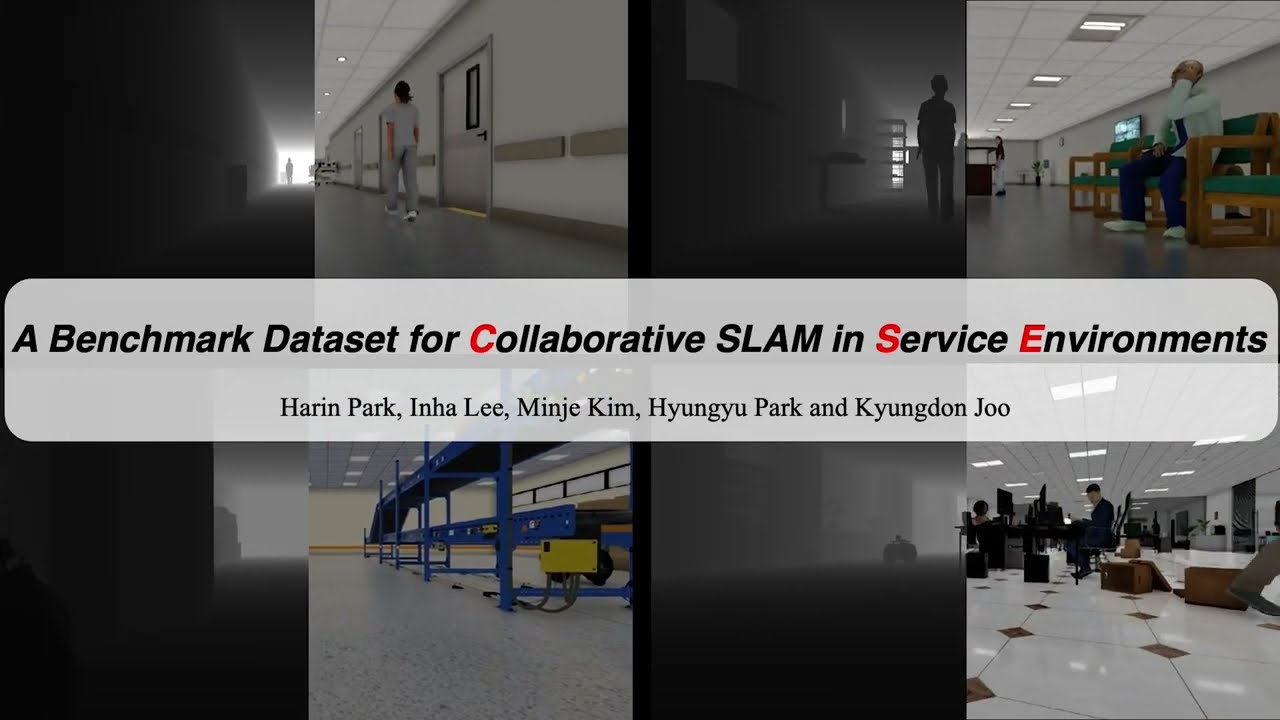 [RA-L 2024] Benchmark dataset for Collaborative SLAM in Service Environments