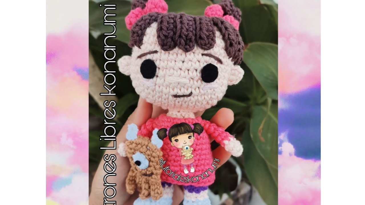 #timelapse Boo Monsters Inc Amigurumi Funko 15 cm, Paso A Paso Amigurumi #tutorialeskonanumi (4/4)