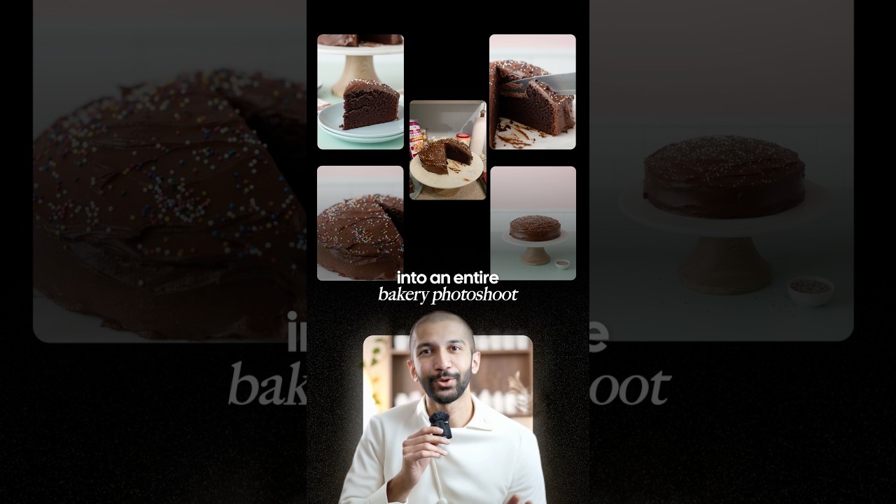 How to AI photoshoot cakes?🍰