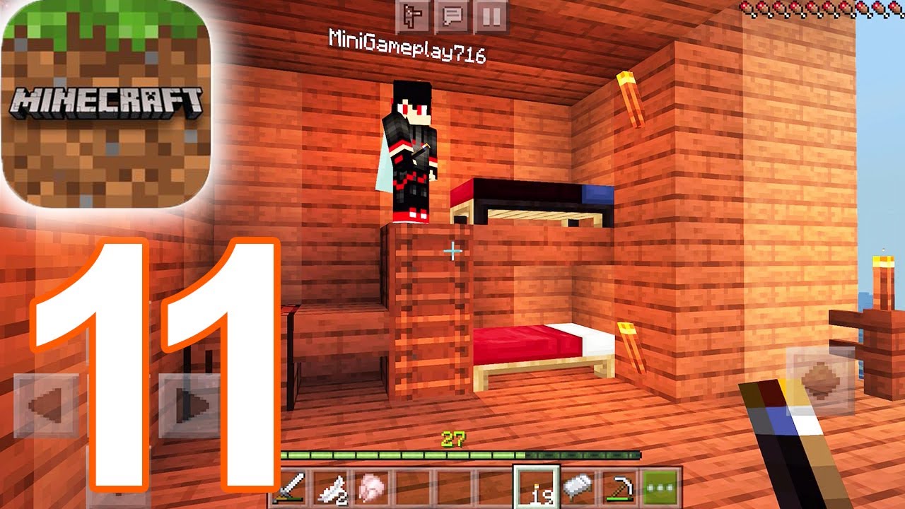 Minecraft - Gameplay Walkthrough Video Part 11 - Survival (iOS Android)