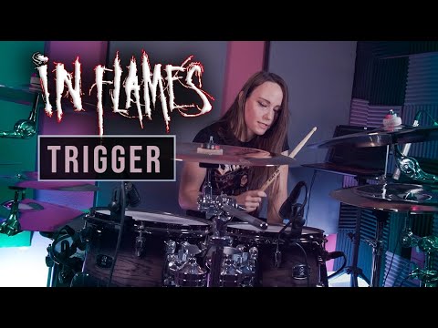 In Flames: baterista Tamara Tadic grava drum cover da música "Trigger"