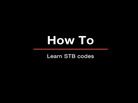 How To: Learn STB Codes