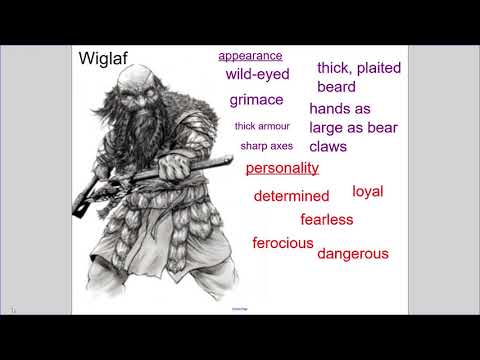 12.1.20 Year 6 English - character description
