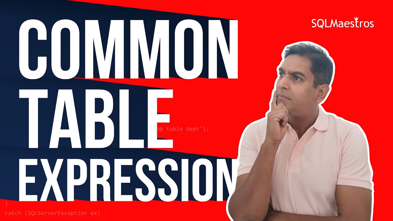 What Is A Common Table Expression Sql Server Training Sql Server Video Courses Sql Server