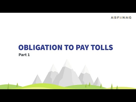 GO-toll Part 1: Obligation to pay tolls