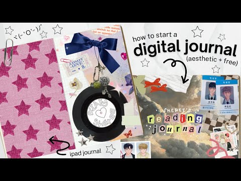 how to start a digital journal 📓 + journal flip-through! ★ᜊʕ ྀི ܸ. . .ܸ ྀིʔᜊ