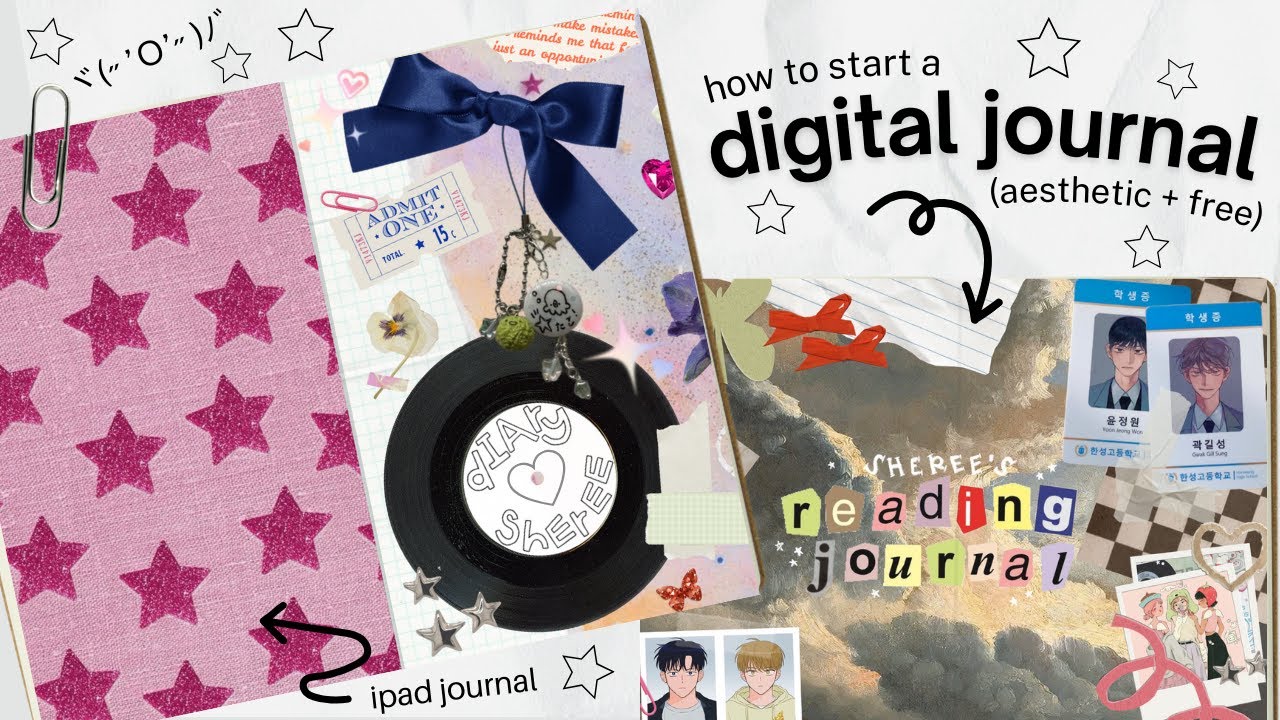 how to start a digital journal 📓 + journal flip-through! ★ᜊʕ ྀི ܸ. . .ܸ ྀིʔᜊ
