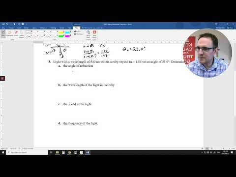 Physics 30 EMR Wave Model Worksheet #3