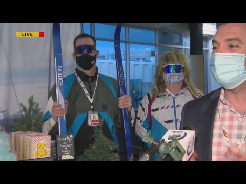 ATW celebrates return on nonstop flight