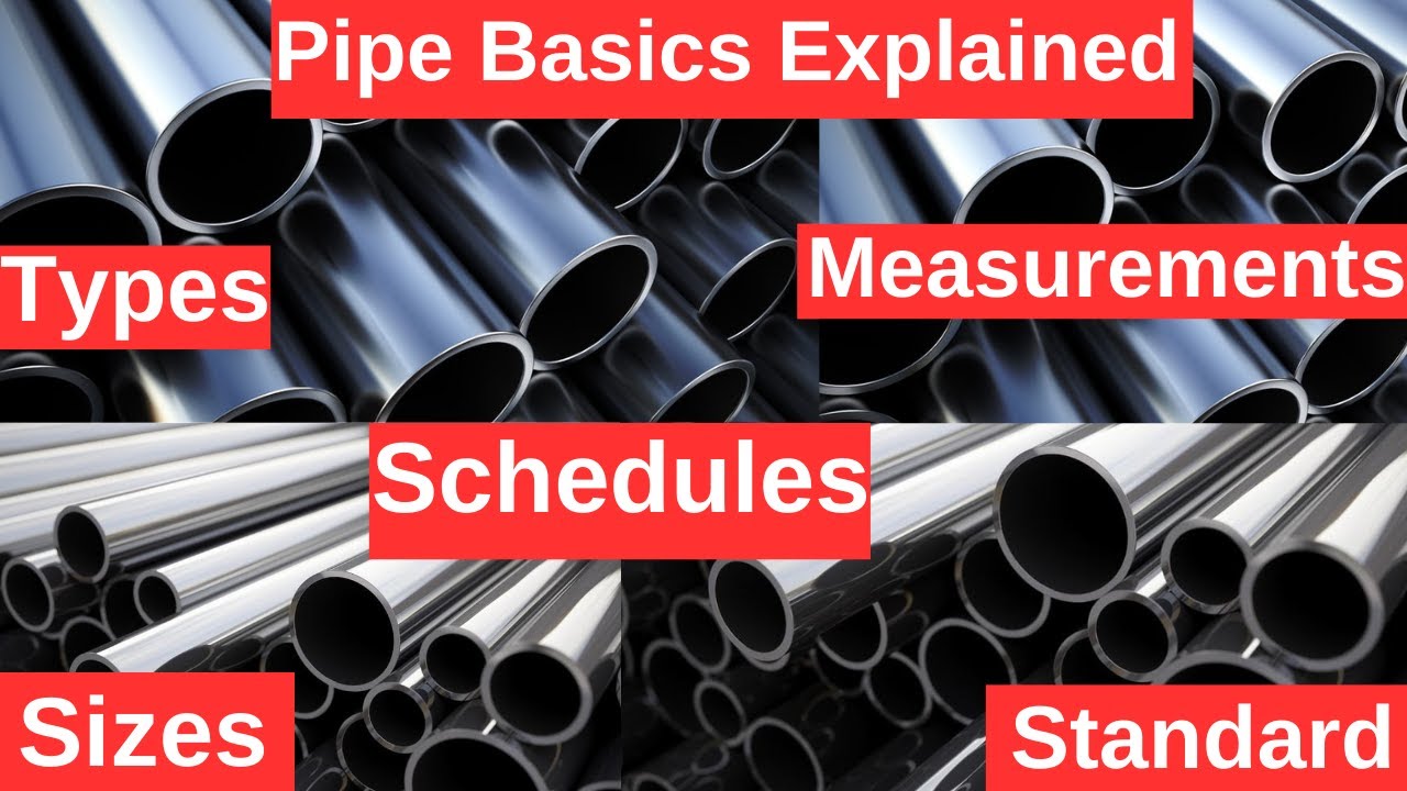 Pipe Basics for Beginners: Sizes, Types & Schedules Explained!
