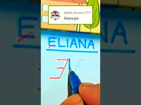 ELIANA #namelogo #trending #viral #art #shorts