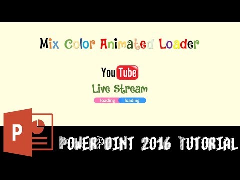 Mix Color Animated Loader Animation in PowerPoint Tutorial