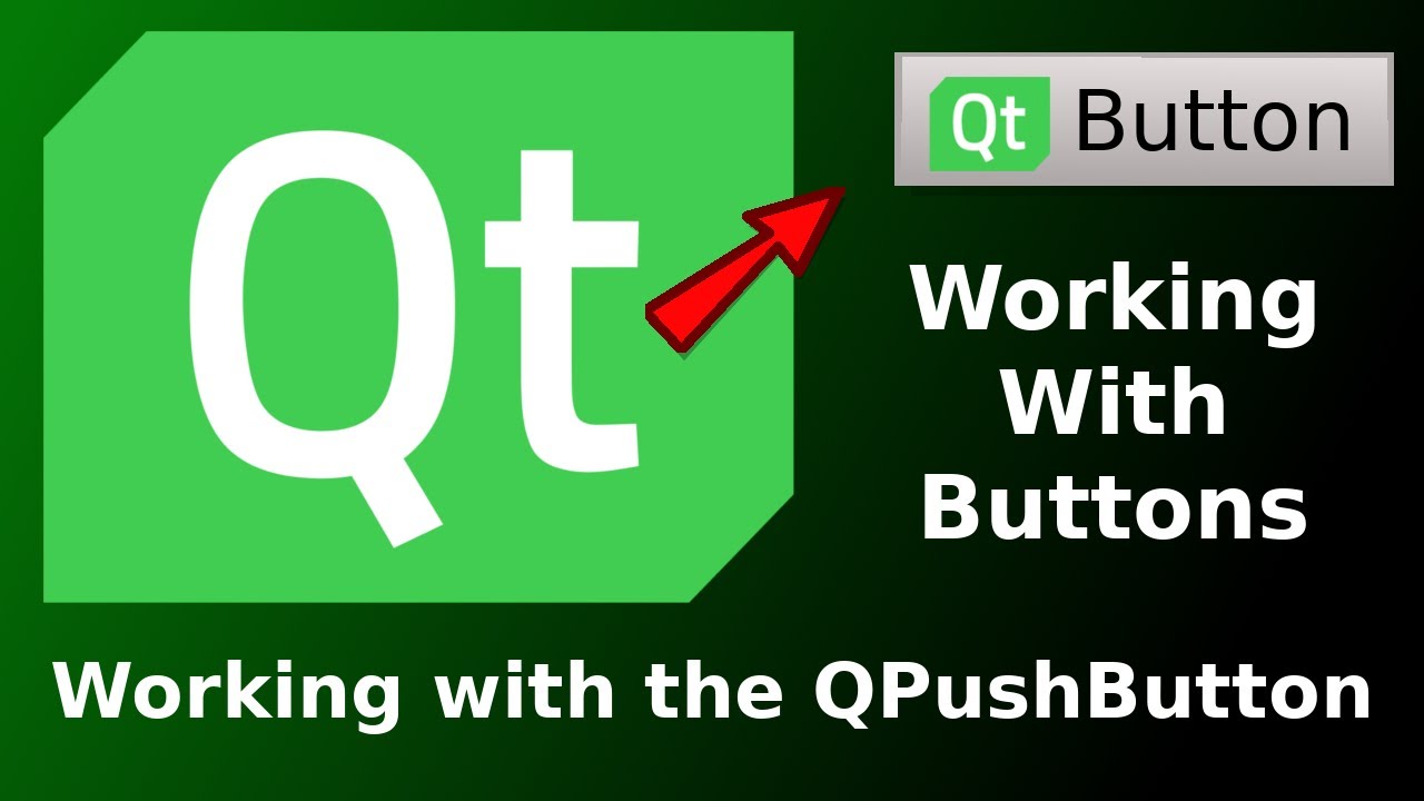 QPushbButton -  - Udemy Preview - Qt Widgets for Beginners