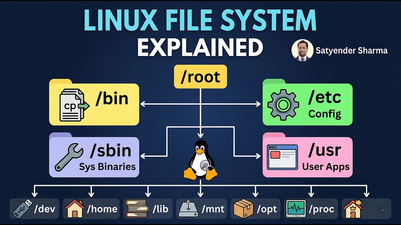 The Linux File System #linux #linuxadministration #linuxforbeginners #devops #backenddevelopertoday