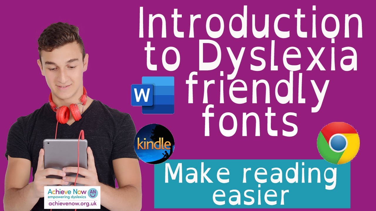 Introduction to how dyslexia friendly fonts help dyslexics