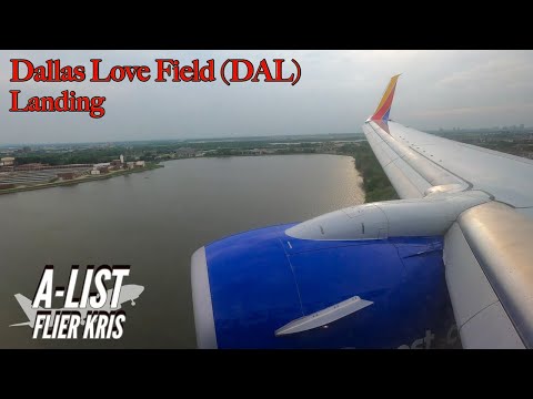 [4K] Landing at Dallas Love Field (DAL) - Southwest Airlines 737-800