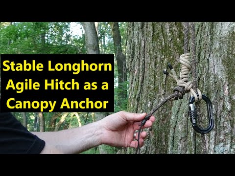 Stable Longhorn Agile Hitch as a Canopy Anchor
