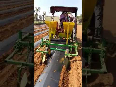 Plastic Mulch Laying Machine - Plastic Laying Machine Latest Price ...