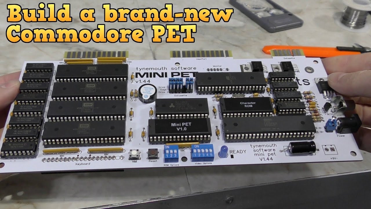 Mini PET - Build a Commodore PET from all new parts!
