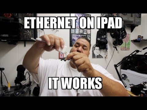 Ethernet on Ipad it works