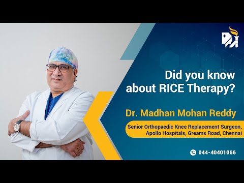 Did you know about RICE Therapy? | Apollo Hospitals, Greams Road, Chennai