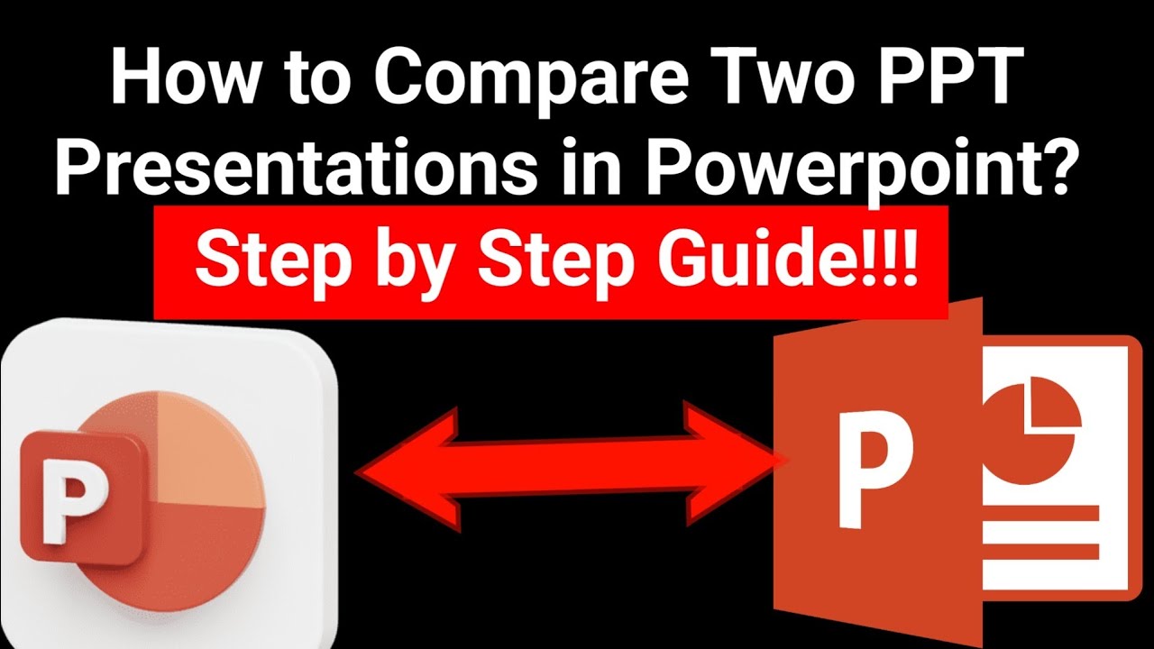 How to Compare Two PowerPoint Presentations - Easy Guide by MH Sci Tech