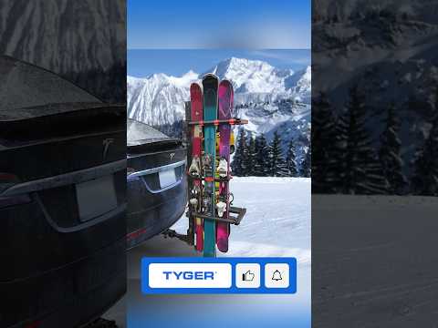 Tired of reaching the roof rack for your snow gear? #ski #snowboard #carrack #hitchlock