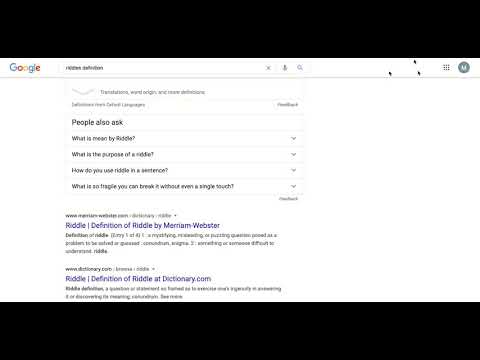 riddles definition - Google Search