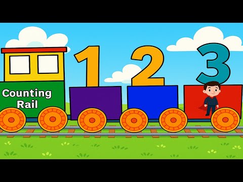 Learn to Count 1 to 100 | Fun Numbers Song for Kids | Educational Train Adventure! #kidslearning