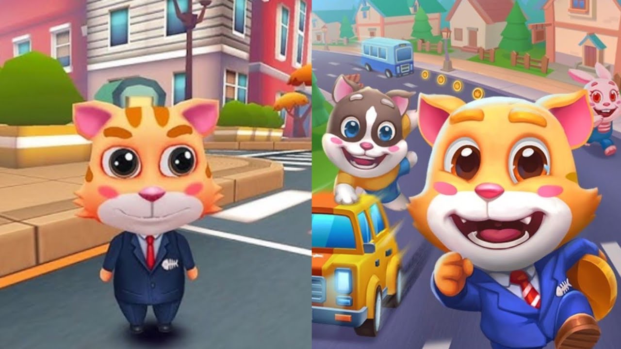 Cat Runner vs Reverse Game Play_Part_73_ios, Android new update#catrunner #endlessrunner 
