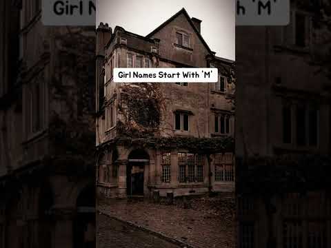 Girl Names Start With 'M' | #shorts