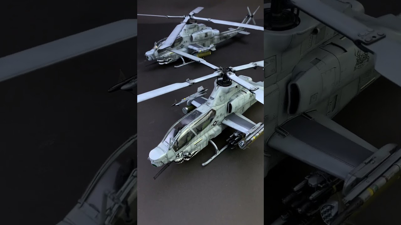 1/35 Pro-Built Models USMC AH-1Z VIPER (Academy model)