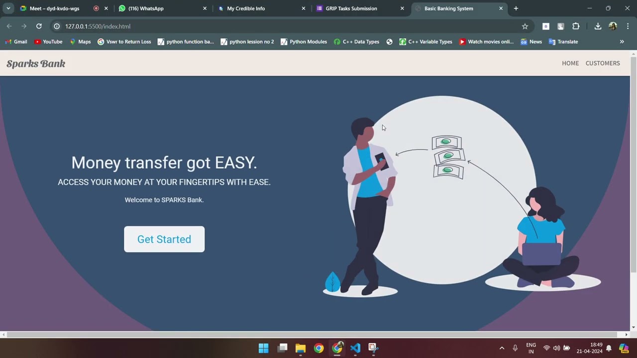 BASIC BANKING SYSTEM github