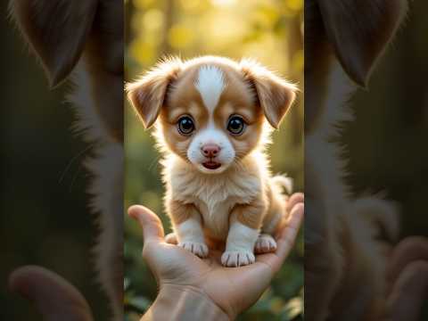 Cute dog tiny animals #ytshorts #cute #funny #trending #cartoon #animals #cat #dog #cow #tiger #duck